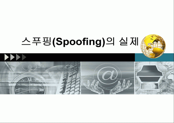 스푸핑(Spoofing)의 실제