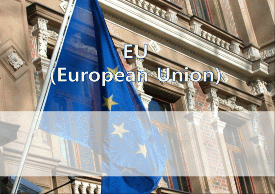 EU (European Union) 유럽연합