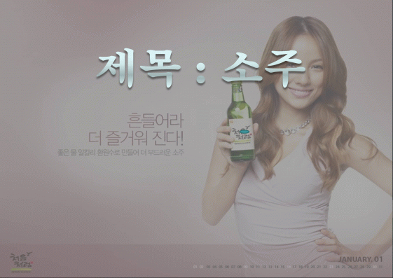 제목 : 소주 레포트 자료