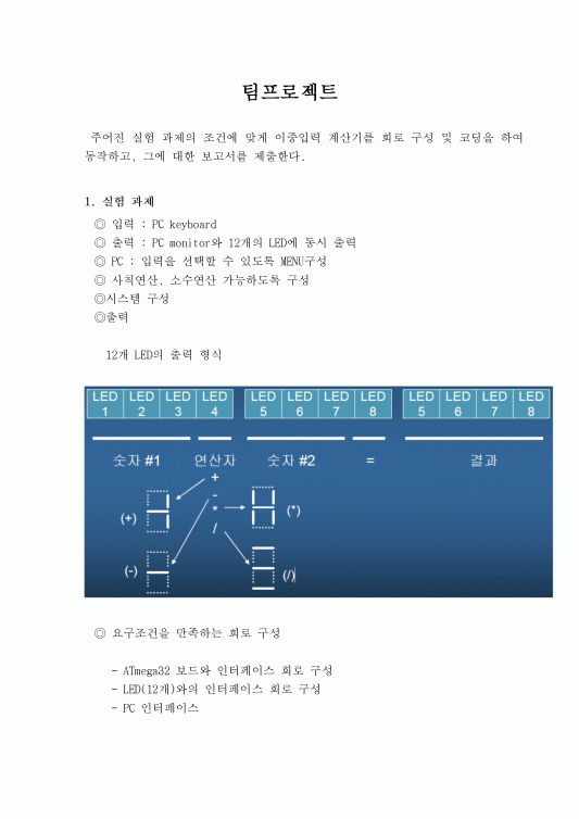 마이크로 계산기 설계