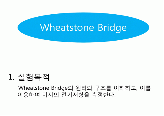(5)휘스톤브릿지