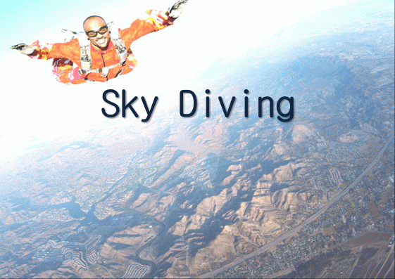 Sky Diving 발표 레포트 자료
