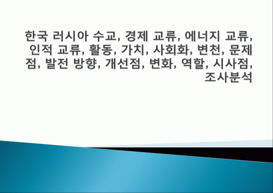 한국 러시아 수교, 경제 교류, 에너지 교류, 인적 교류, 활동, 가치, 사회화, 변천, 문제점, 발전 방향, 개선점, 변화, 역할, 시사점, 조사분석
