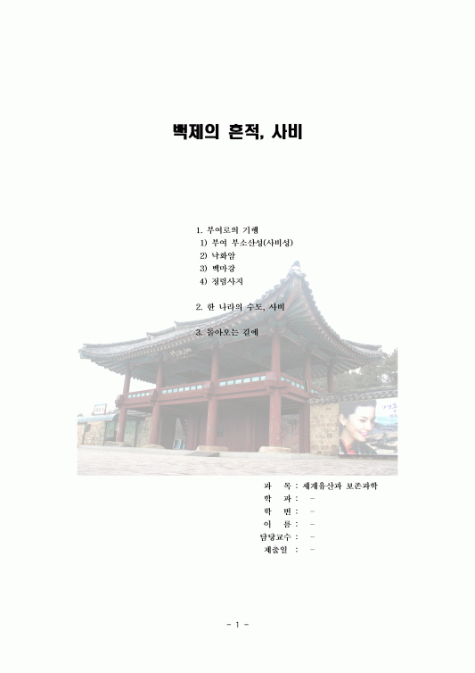 남부여의 흔적(문화재 기행문)