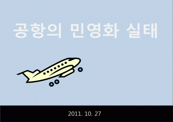 공항의 민영화 실태