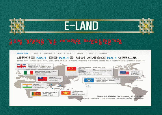 이랜드2012 레포트 자료