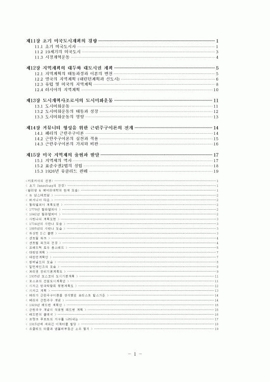 100,서양도시계획사,초기미국도시계획,지역계획,대도시권계획,도시미화운동,페리,근린주구,지역제,유클리드판례,미국도시계획,2800