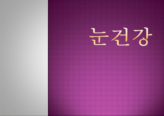 [의학건강] 눈 건강