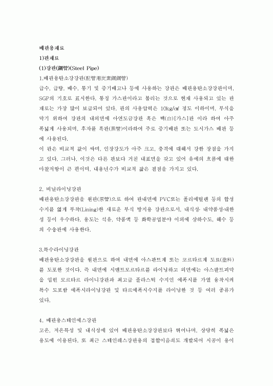 보일러용량과 부속장치