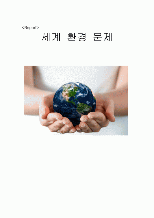 세계 환경 문제