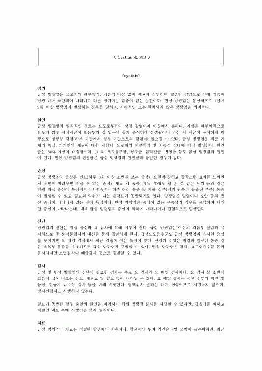 PID 레포트 자료