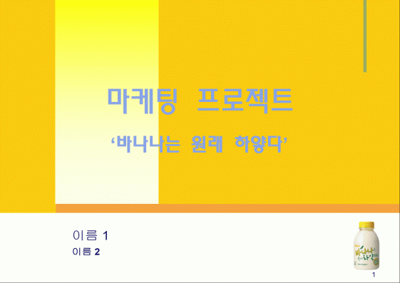 마케팅사례분석