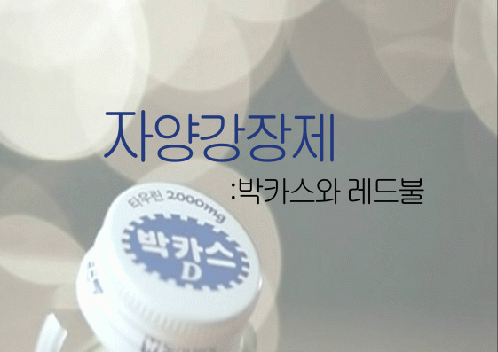 경영전략 박카스