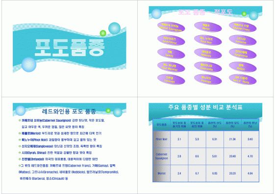 소믈리에 실무 -03 포도 품종