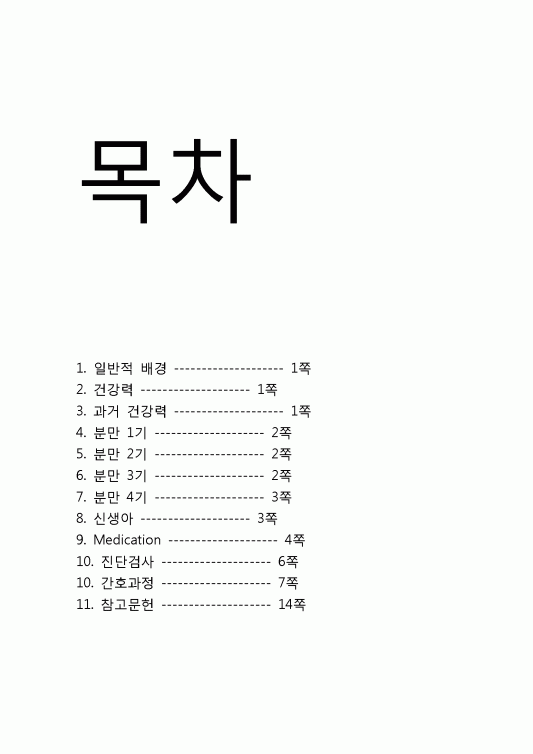 자연분만 케이스