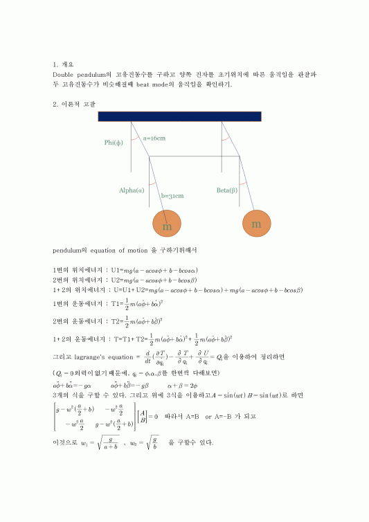 doublependulum report