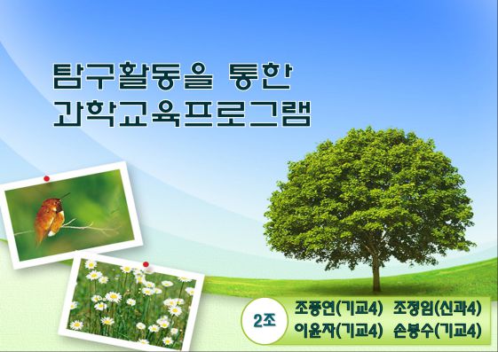 [보육학개론] 탐구활동을 통한 과학교육프로그램 - 활동계획안, 활동안포함 PPT자료