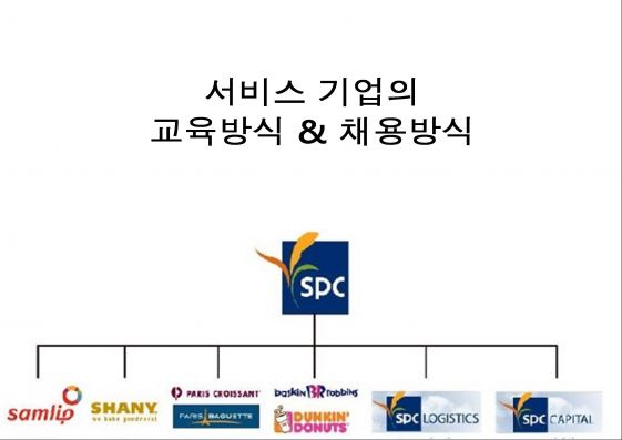 SPC교육채용 레포트 자료