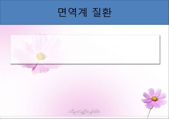 병리학 - 면역계 질환