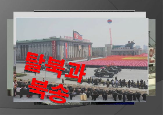 탈북과 북송 (탈북 마음가짐, 이유, 목표, 탈북 가능성, 탈북자 적응문제, 체포 상황, 중국의 북송).PPT자료