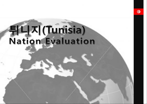 튀니지(Tunisia) Nation Evaluation.PPT자료