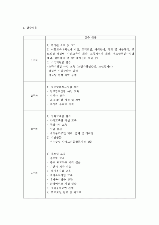[사회복지현장 실습보고서] 강남노인종합복지관 현장 실습 보고서 (기관소개, 사업소개, 감상 및 전망)(평가우수자료)