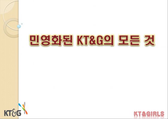 민영화된 KT&G,KT&G기업분석,공기업의민영화사례,민영화사례,민영화