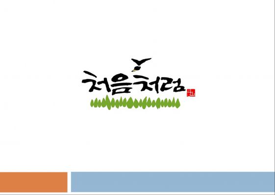 처음처럼,처음처럼마케팅전략,처음처럼분석,소주시장분석,소주마케킹전략.PPT자료