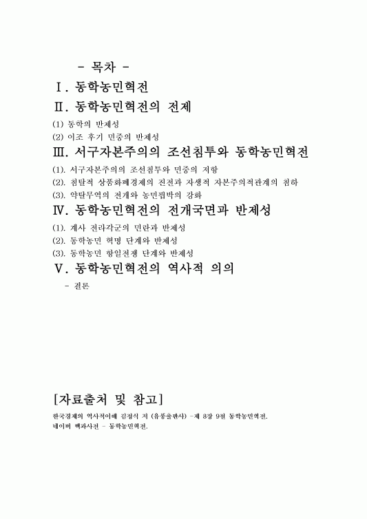 동학농민혁전