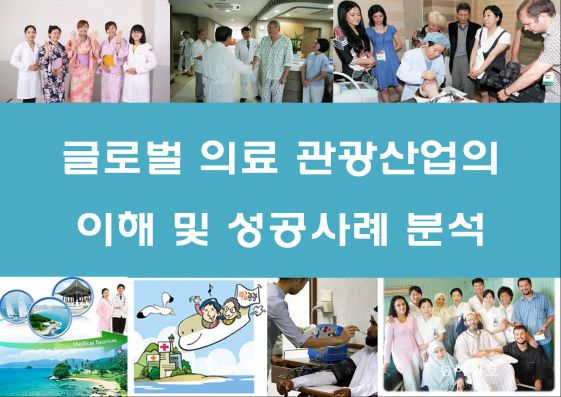 글로벌 의료 관광산업의 이해 및 성공사례 분석 - 의료산업 국제화, 의료서비스 무역, 세계 의료관광 동향, 활성화 방안