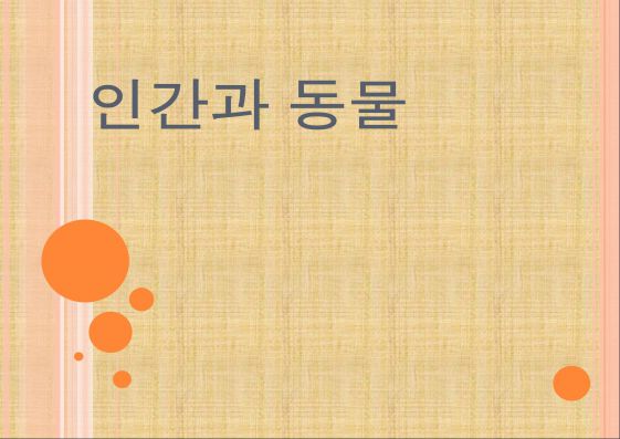 [인간과동물]동물행동연구,동물행동학,동물연구