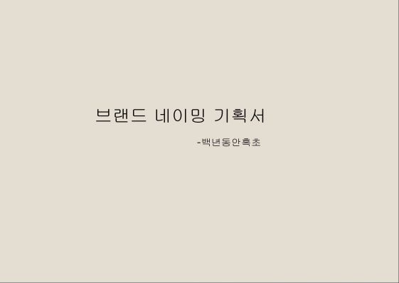 백년동안리네이밍,브랜드전략,브랜드마케팅,마케팅전략사례,마케팅,브랜드,브랜드마케팅,기업,서비스마케팅,글로벌,경영,시장,사례,swot,stp,4p