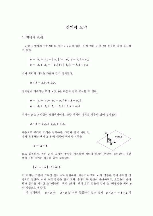 정역학 레포트 자료