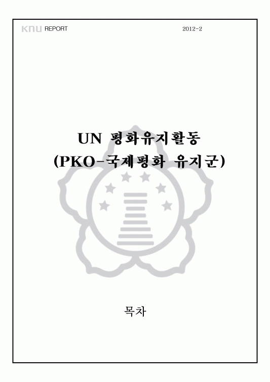 PKO-국제평화 유지군