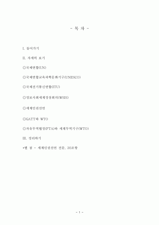 국제커뮤니케이션과 국제기구