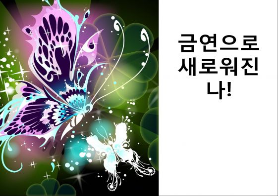 금연교육 레포트 자료