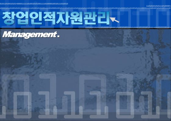 인적자원관리-창업