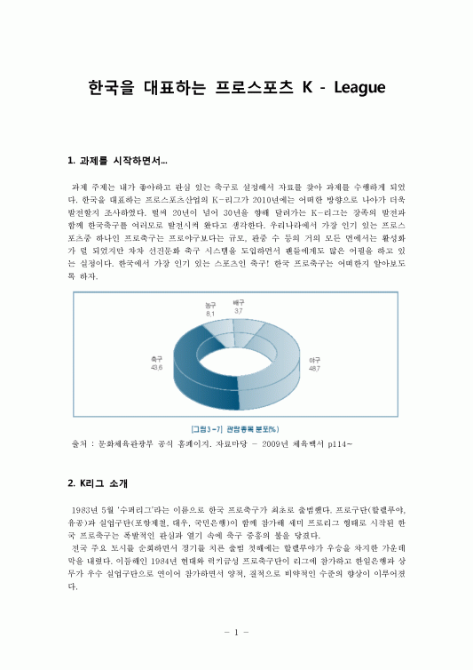 스포츠마케팅 내용(K-리그)