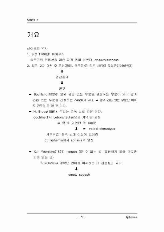 [뇌손상] 실어증과 치료에 관해