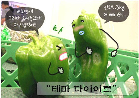 “테마 다이어트”(혈액형, 계절별, 컬러, 푸드)