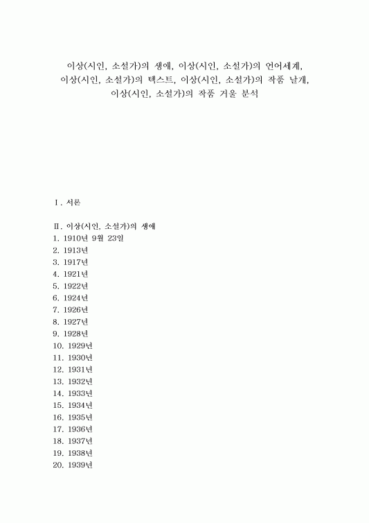[이상(시인, 소설가), 언어세계, 텍스트, 날개, 거울]이상(시인, 소설가)의 생애, 이상(시인, 소설가)의 언어세계, 이상(시인, 소설가)의 텍스트, 이상(시인, 소설가)의 작품 날개, 이상(시인, 소설가)의 작품 거울