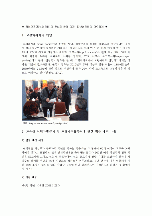 정년연장(정년연장법)의 찬성과 반대 의견, 정년연장법의 향후과제