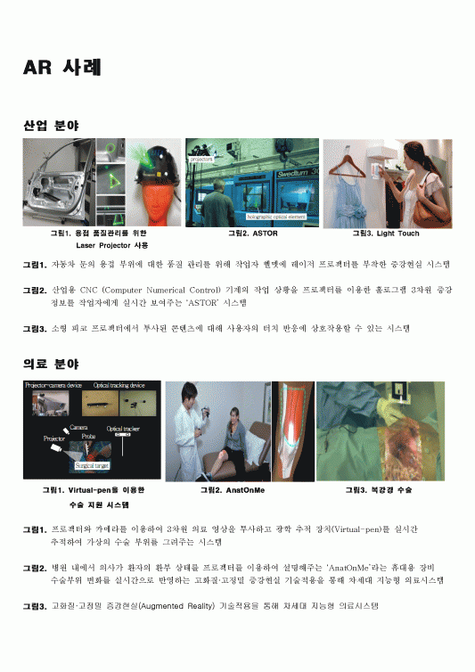 AR 사례 레포트 자료