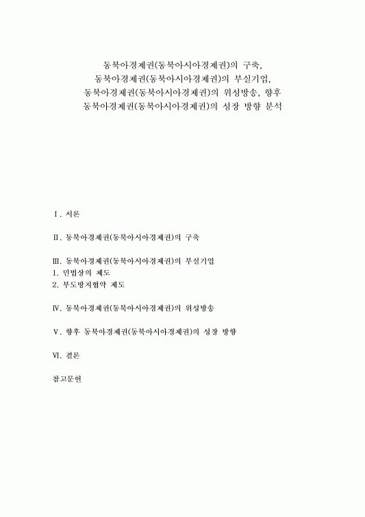 [동북아시아경제권]동북아경제권(동북아시아경제권)의 구축, 동북아경제권(동북아시아경제권)의 부실기업, 동북아경제권(동북아시아경제권)의 위성방송, 향후 동북아경제권(동북아시아경제권)의 성장 방향 분석