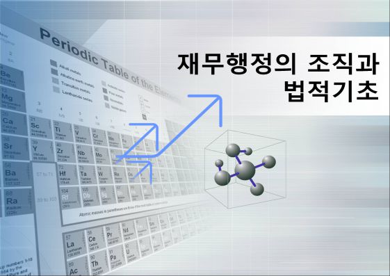 재무행정의조직과 법적기초