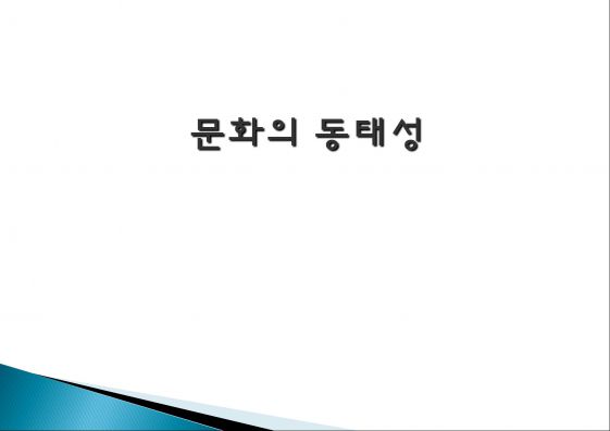 문화의동태성,문화동태성,문화동태성과광고