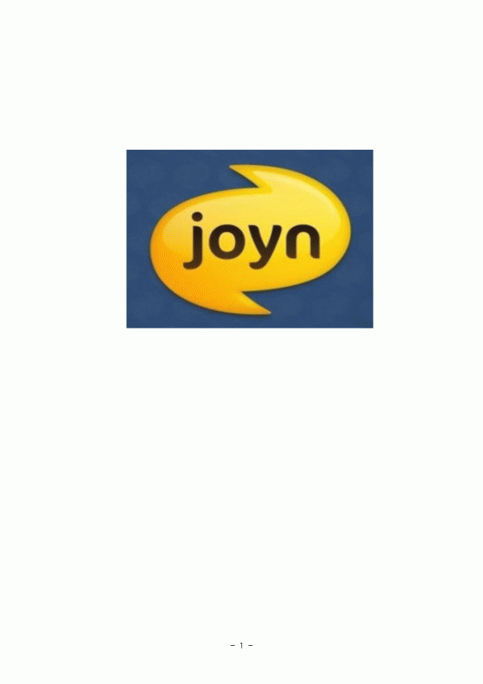 스마트폰sns 조인 JOYN 마케팅 실패사례분석및 실패극복위한 대안점제시,SWOT 분석