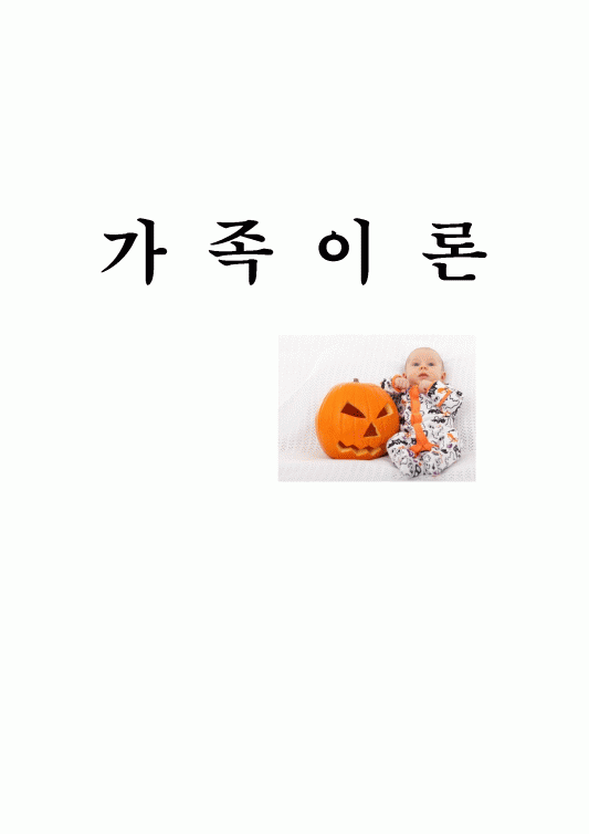 가족이론종류 가족이론레포트 가족체계이론 가족스트레스이론 가족위기이론 가족발달이론