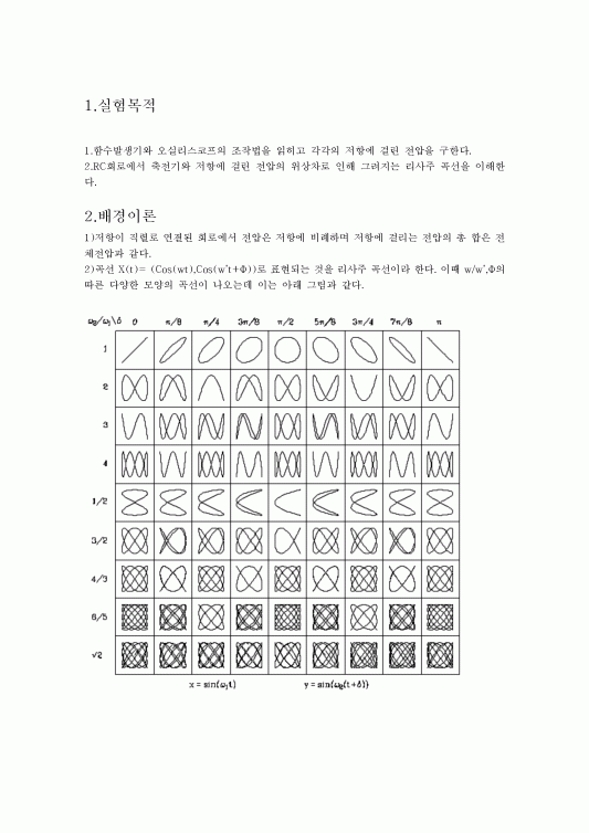 [사회과학] 오실로스코프
