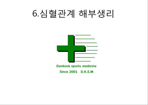 [Dankook Sports Medicine] 06.심혈관계 해부생리.ppt